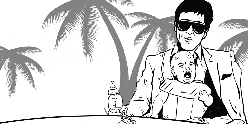 Stay at Home Scarface: A Gangster Coloring Book from The Devastator ...