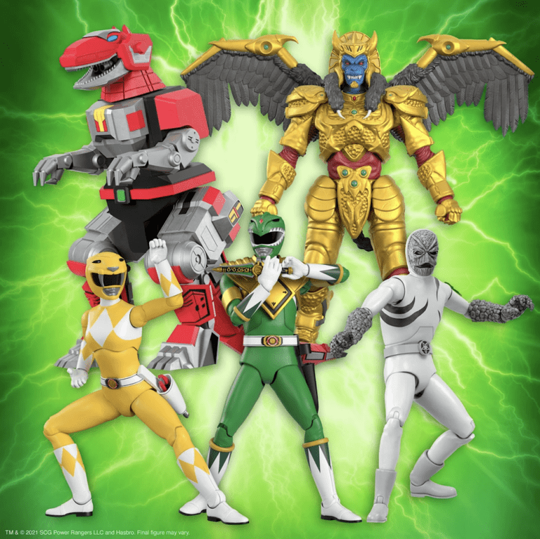 Super7 x Mighty Morphin Power Rangers ULTIMATES! Wave 1 Figures ...