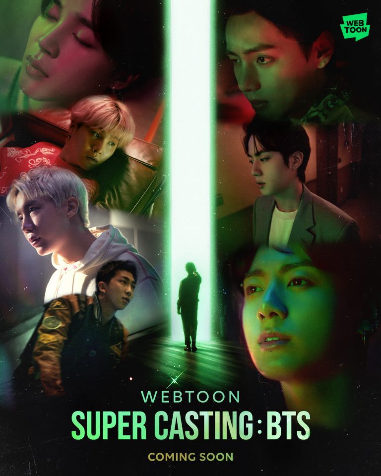 WEBTOON Releases New Teasers Featuring BTS as Part of a Super Casting Collaboration with HYBE ...